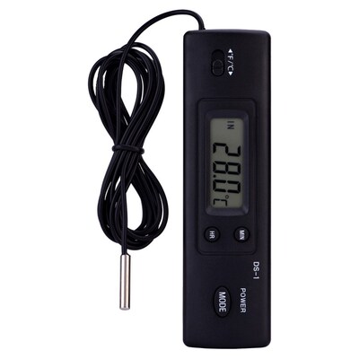 LCD Temperature Meter Thermometer Probe Sensor Wired for Ref