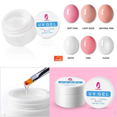 NEW Nail Extension Gel 6 colors UV Builder Gel Acrylic Poly