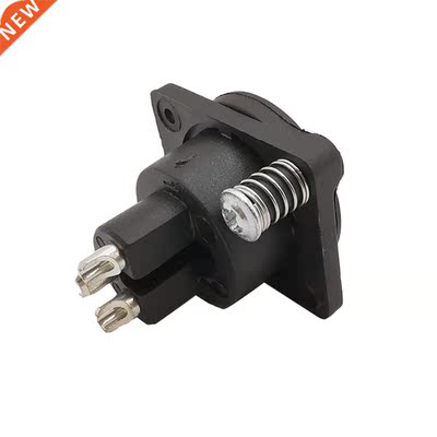 2Pcs XLR 3 Pin Female Chassis Panel Mounted Socket Adapter W