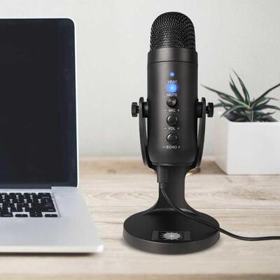 US Condenser Microphone For Computer Pc Moile Phone Singin