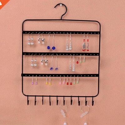 Wall Hanging Jewelry Earring Organizer Hanger Rack Holder Ha