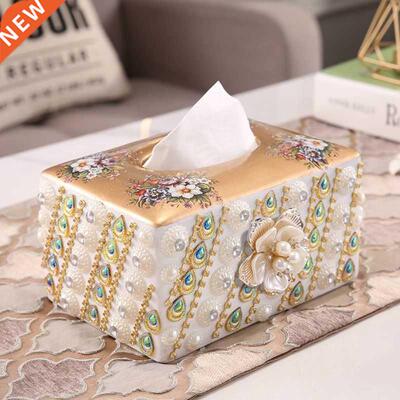 Porcelain Kitchen Tissue Case Ceramic Removable Napkin Box W