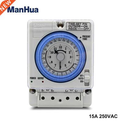 ManHua TB35N 100-240V 15A Din Rail Water Heater Programmable