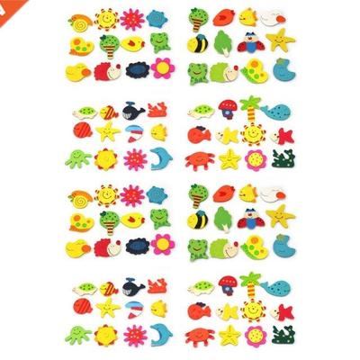 48 X New Wood Refrigerator Refrigerator Magnets Educational