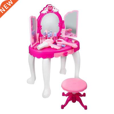castor wheels Yosoo Princess Dressing Table with Stool, Hai