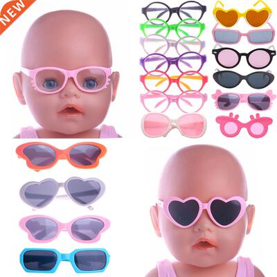 Doll Clothes Glasses 10 Colors Doll Accessories Fit 18 Inch