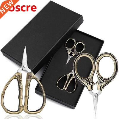 2PCS Embroidery Scissors Retro Scissor Handled Needlework Sc