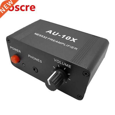 AU-10X DC 12V NE552 Stereo Music Audio Signal Pre-Amplifier