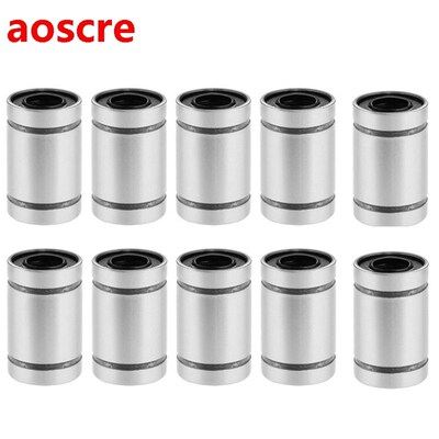 Pack of 10 LM8SUU 8 mm 8X15X17 mm Linear Ball Bearings for R