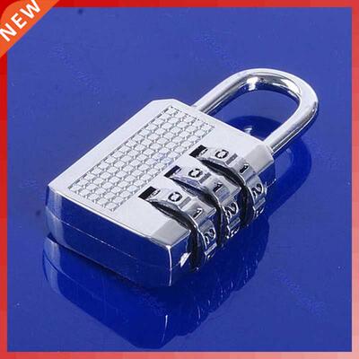 3 Digit Resettable Combination Luggage Suitcase Lock Padlock