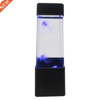Jellyfish Water Ball Aquarium Tank LED Lights Lamp Relax Bed