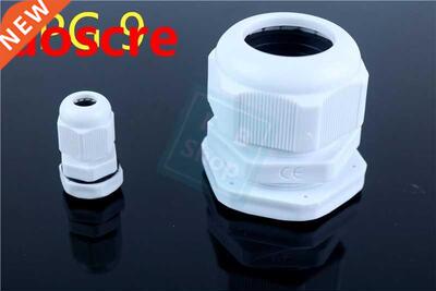10PCS PG9 Cable Glands Nylon plastic waterproof cable fixed