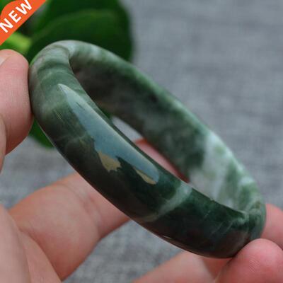 Drop shipping Natural Emerald bangle Green Myanmar Jade Bra