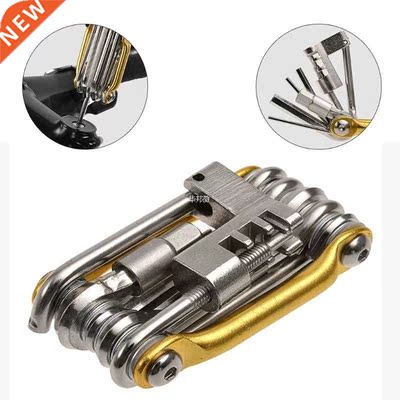 Portable Multifunctional 11 in 1 Bike Repair Kit Hex Spoke