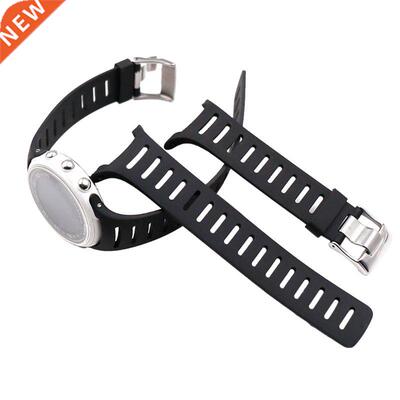 Soft Rubber Watch Band Metal Buckle Wrist Strap with Screwdr
