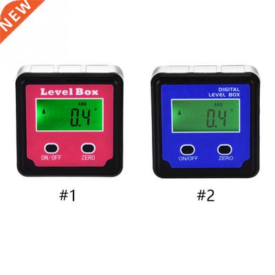 1Pcs 4*90 Degree Digital Protractor Inclinometer Level Bevel