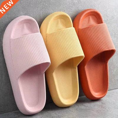 Thick Platform Bathroom Home Slippers Women Fashion Soft Sol