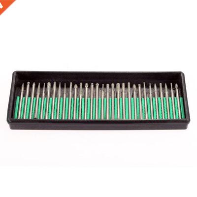 Electroplated Diamond Grinding Heads 30pcs 3mm Burrs Grindin