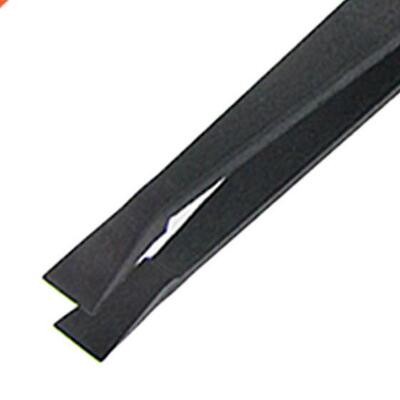 10x Manual Tool Black Flat Tip Antistatic Tweezers