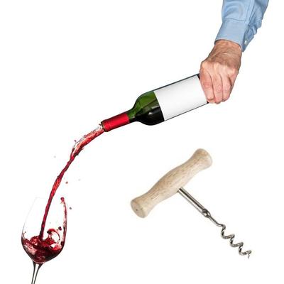 Cool Wooden Sommelier Wine Bottle Opener Easy Novelty Fun Cu