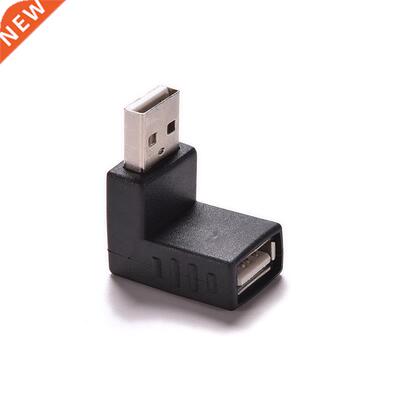 1Pcs 90 Degree USB 2.0 A Male To Female Right Angled Adapt