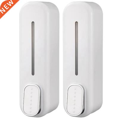 2X Soap Dispenser Wall Mount, 350Ml Hand Liquid Shampoo Show