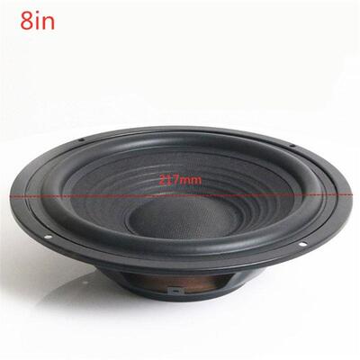 2PCS 8/10 Inch Screw Thread Pattern Woofer Speaker Passive R
