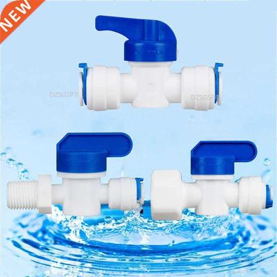 RO Water Straght Plastc Ball Valve 1/4