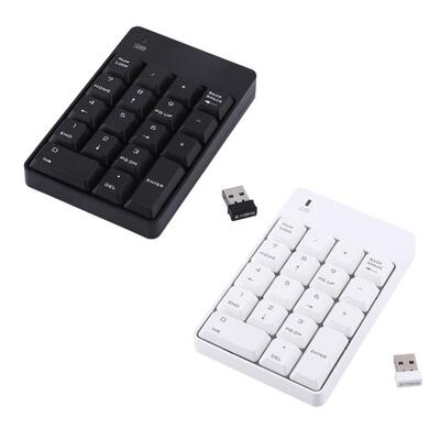2.4GHz USB Numeric Keypad Numpad Number 18 keys Pad Laptop P