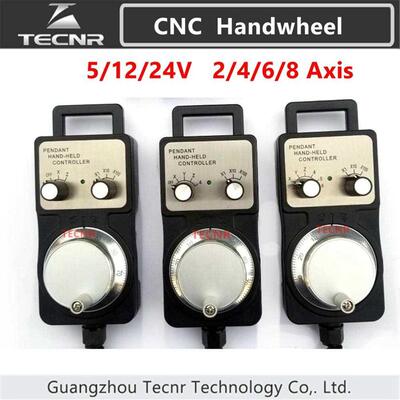 2 4 6 8 Axis MPG Pendant Handwheel manual pulse generator 5