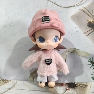 Zsiga衣服酷酷嘎子姐向往白色毛衣套装可爱玩偶换装娃衣