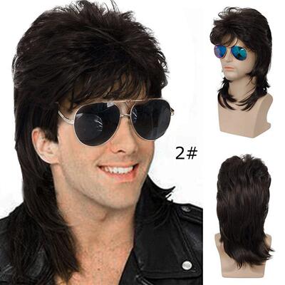 跨境欧美假发hair时尚男士假发蓬松短发机制化纤假发头套men'swig