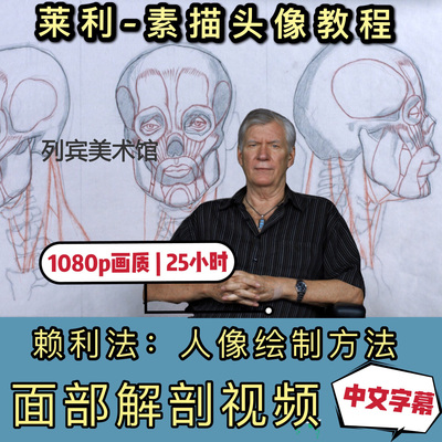 赖利法人像素描教程比例结构