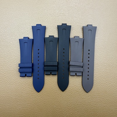 适用于江诗丹顿纵横四海氟橡胶表带原装47040 47450 49150胶带男