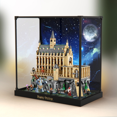 亚克力展示盒适用乐高哈利波特系列76435霍格沃茨城堡大礼堂摆件