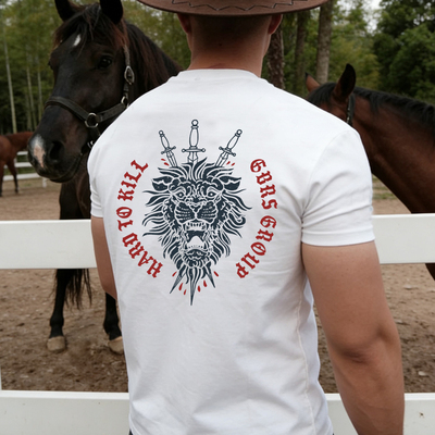 硬汉俱乐部  GBRS防务系列 狮子王主题 圆领短袖T恤