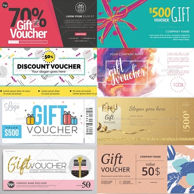 567号店铺优惠券模板折扣抵用AI矢量源文件设计素材可印刷高清