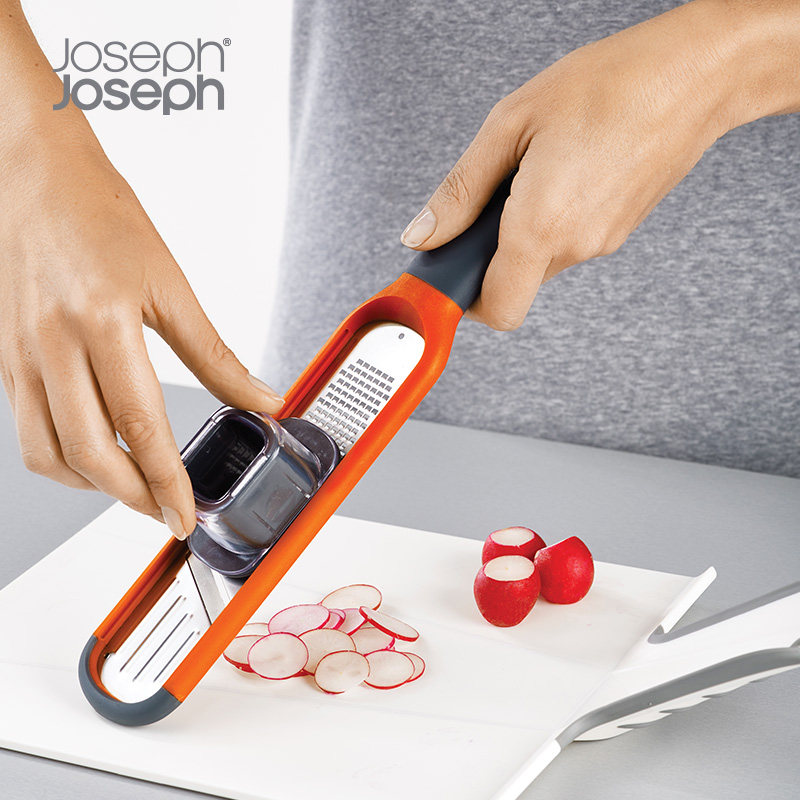 JosephJoseph擦丝器多功能切菜器家用厨房切片擦丝神器不锈钢刀片