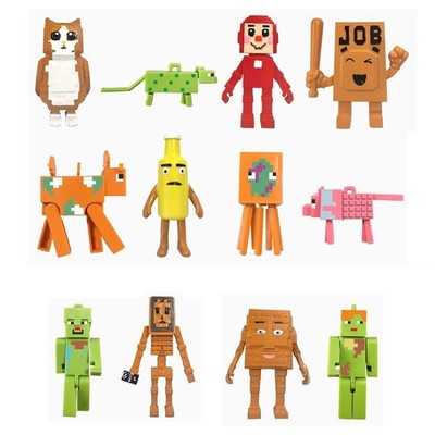 稀有脑虫猫头鹰草莓大象手办steal a brainrot中色job木棍人玩具