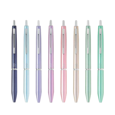 日本PILOT百乐ILMILY系列按动式圆珠笔Acro炫滑百乐A5/B6笔记本春之珊瑚粉系列笔袋笔记本圆珠笔