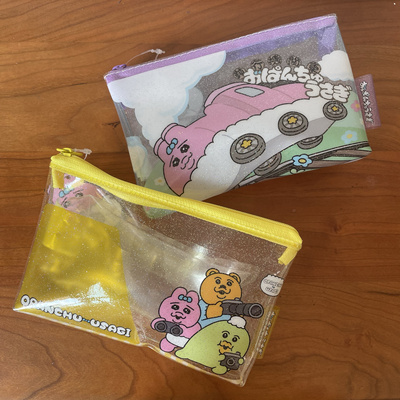 日本可爱opanchu内裤兔化妆包 圆珠笔笔袋 杂物收纳包