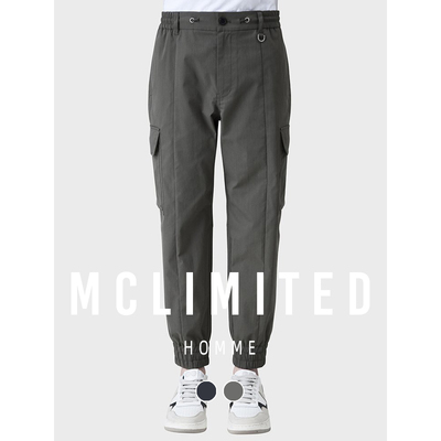 九分裤慢跑裤休闲裤可系带