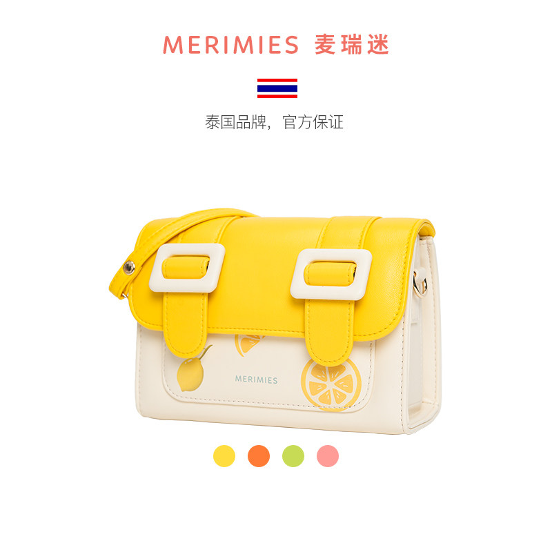 merimies麦瑞迷水果系列剑桥包 休闲单肩斜挎包小方包女新款包包