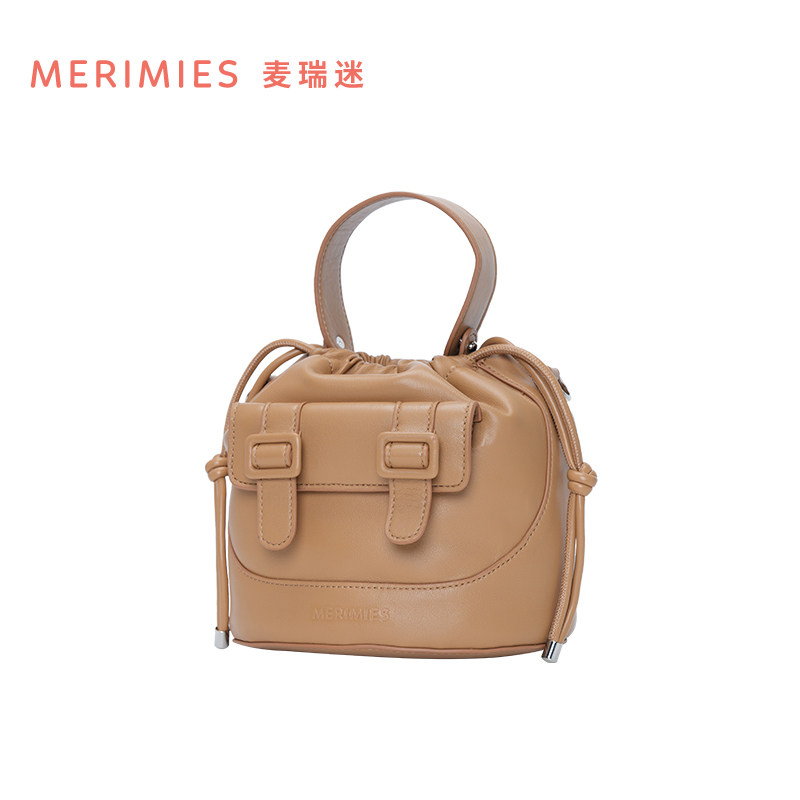 merimies麦瑞迷水桶包大容量单肩斜挎腋下包简约通勤小众设计女包