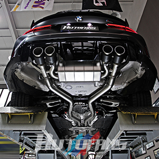 BMW宝马G80 M3 G82 M4改装Akrapovic天蝎钛合金中尾段排气 圆嘴