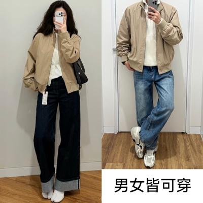 L&CP男装女装哈灵顿茄克宽松立领休闲外套夹克26春季新款E484610