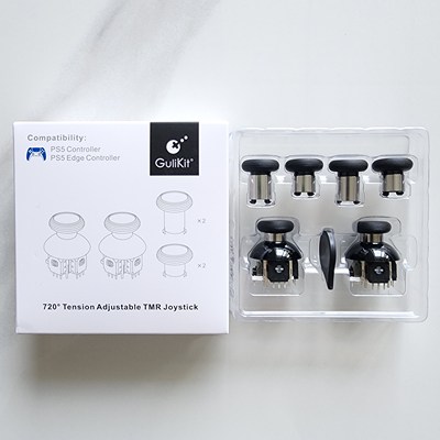 索尼PS5 Edge精英手柄摇杆飘移失灵 寄改霍尔谷粒自研TMR摇杆套装
