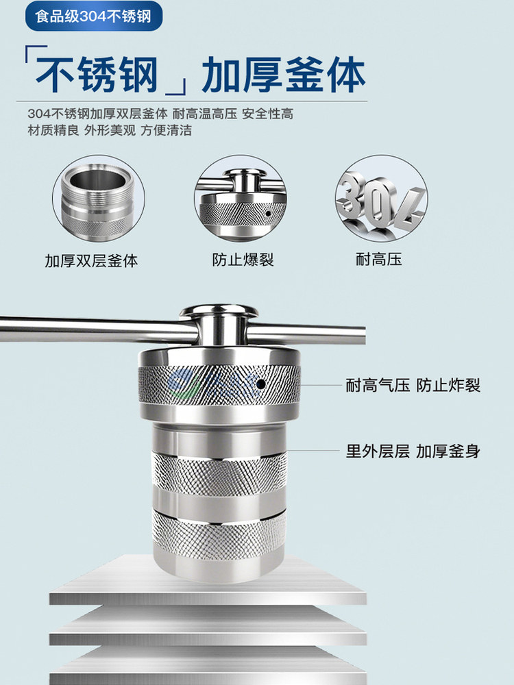 Explosion-Proof Water Thermal Synthetic Reaction Kettle High Pressure ...