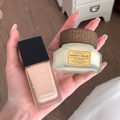 妆前+面霜二合一！Farmacy/法沫溪蜂蜜焕亮精华面霜保湿面霜30ml