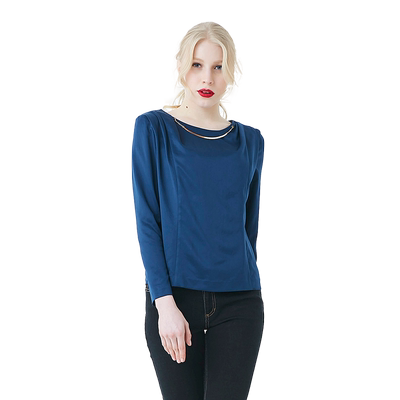 玫而美品牌线下同款春秋长袖t恤